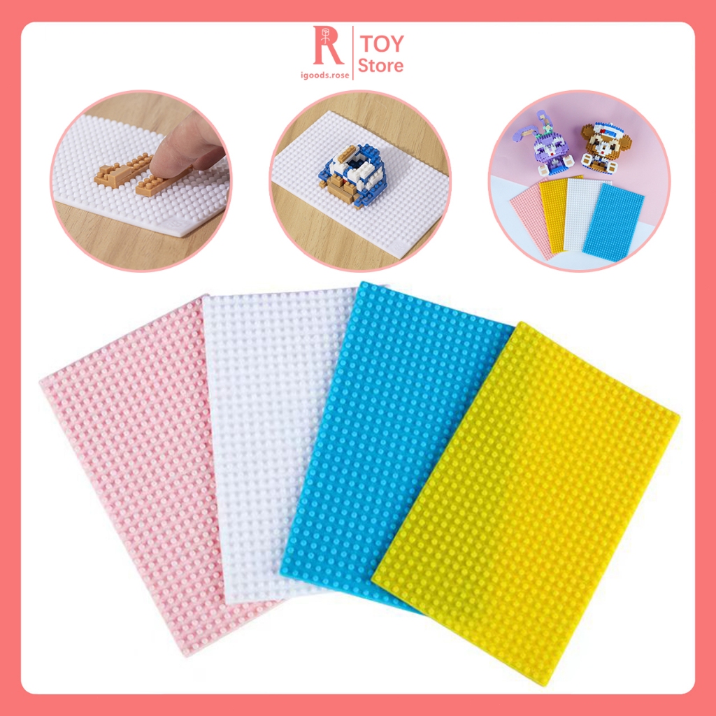 Jual igoods.rose 12.7*8 Titik Blok Bangunan Pelat Dasar Dots Mainan ...