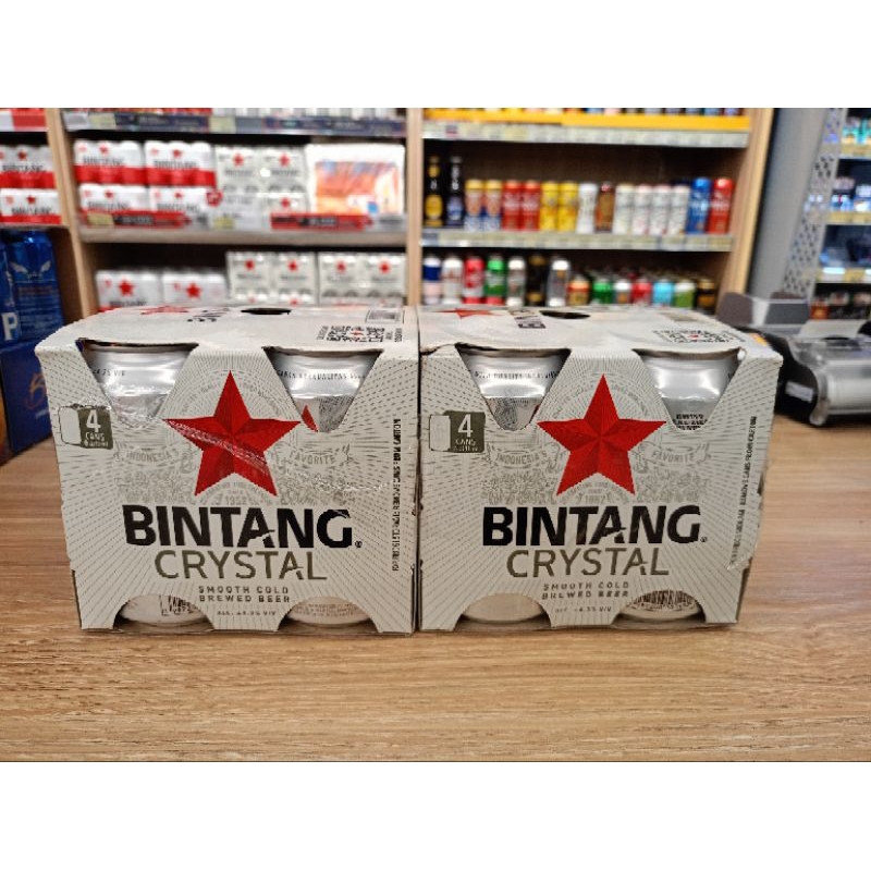 Jual Buy 1 Get 1 Bintang Crystal 320 ML ( 8 Kaleng ) | Shopee Indonesia