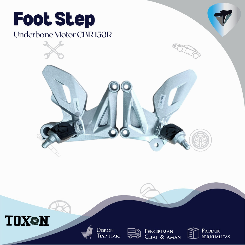 Jual Foot Step Underbone CBR 150R / Pijakan Kaki Motor Kanan & Kiri ...