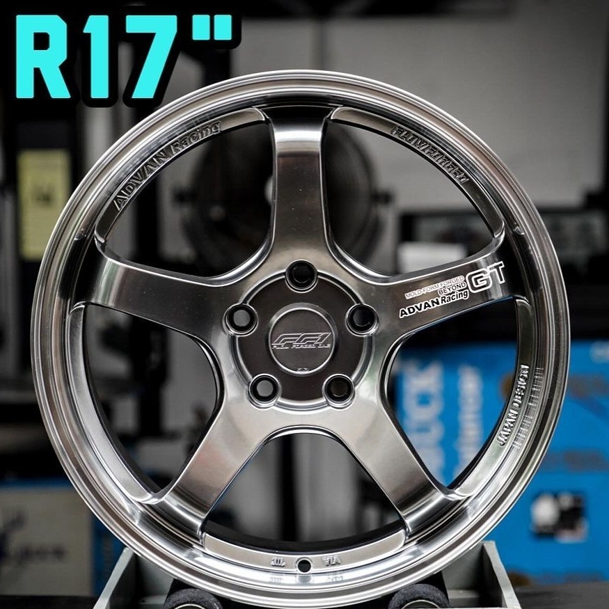 Jual velg racing ADVAN GT FLOW R17 velg ring 17 Innova hrv crv civic ...