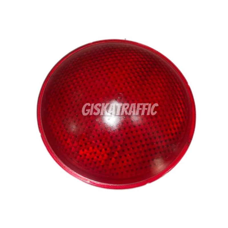 Jual KACA LAMPU MERAH LENSA LAMPU LALU LINTAS MIKA TRAFFIC LIGHT 20 CM ...