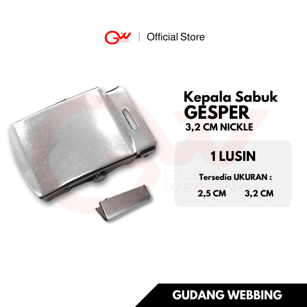 Jual KEPALA SABUK / KEPALA SABUK SEKOLAH / GESPER BESI 3,2 CM | Shopee ...