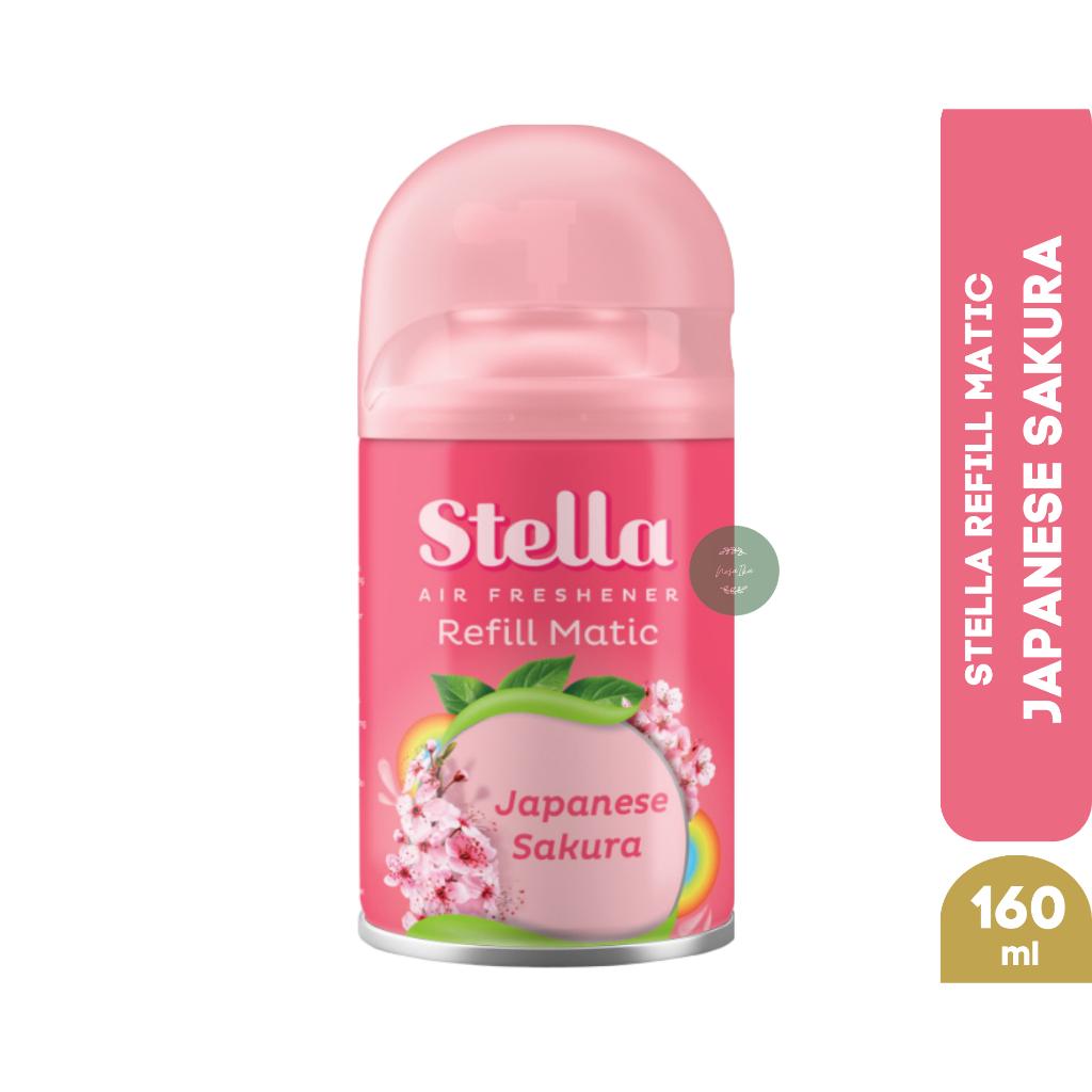 Jual STELLA MATIC REFILL PREMIUM 160 ml Japanese Sakura | Shopee Indonesia
