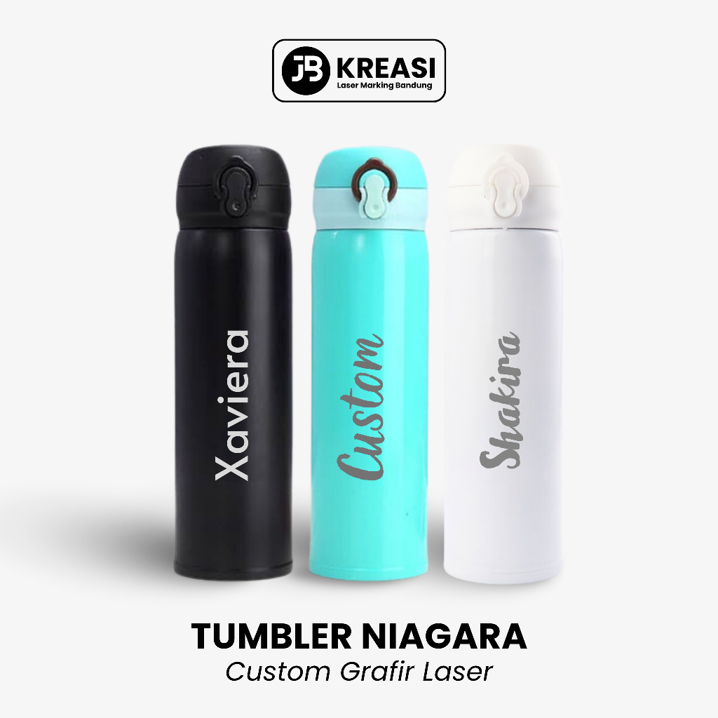 Jual Tumbler Custom Niagara Cetak Grafir Laser / Termos Souvenir ...