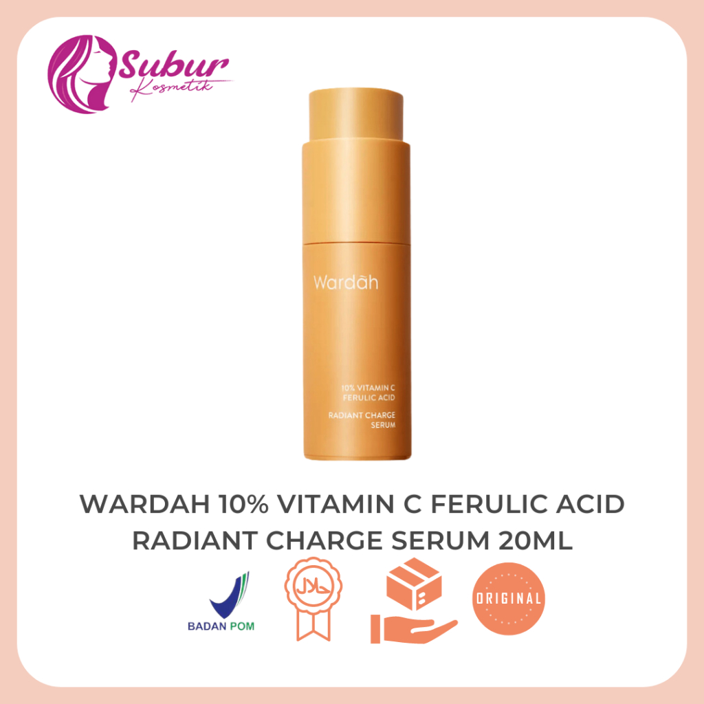 Jual Wardah 10% Vitamin C Ferulic Acid Radiant Charge Serum 20ml ...