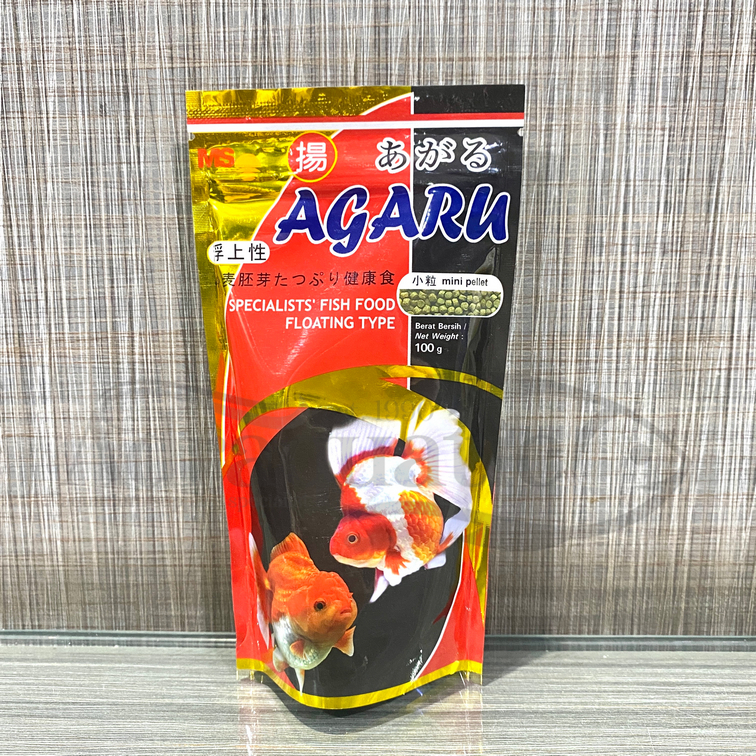 Jual AGARU GOLDFISH FLOATING TYPE 100GR 100 GRAM PAKAN PELLET PELET ...