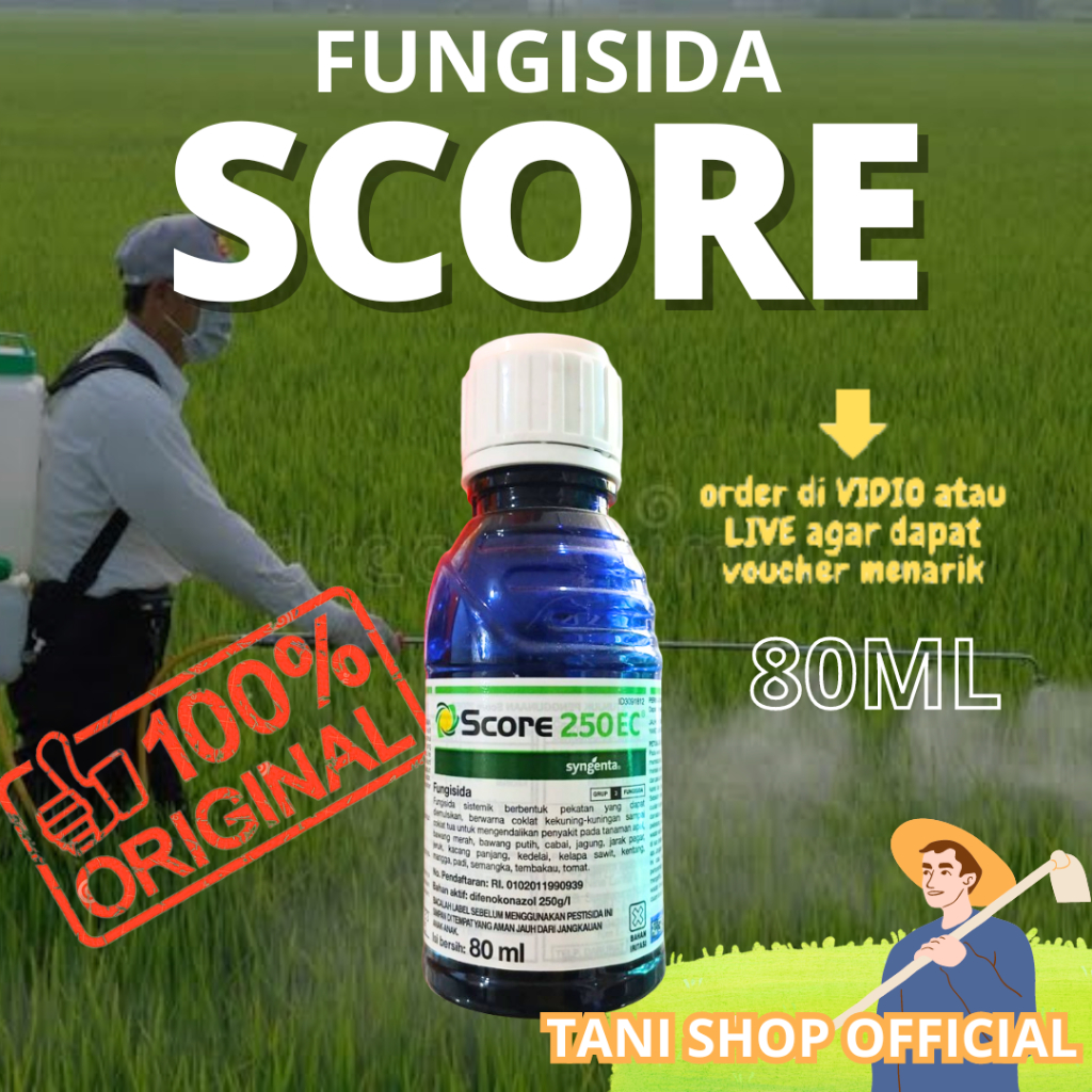 Jual Score 250 EC 80ml - Fungisida Sistemik Ampuh Lindungi Tanaman ...