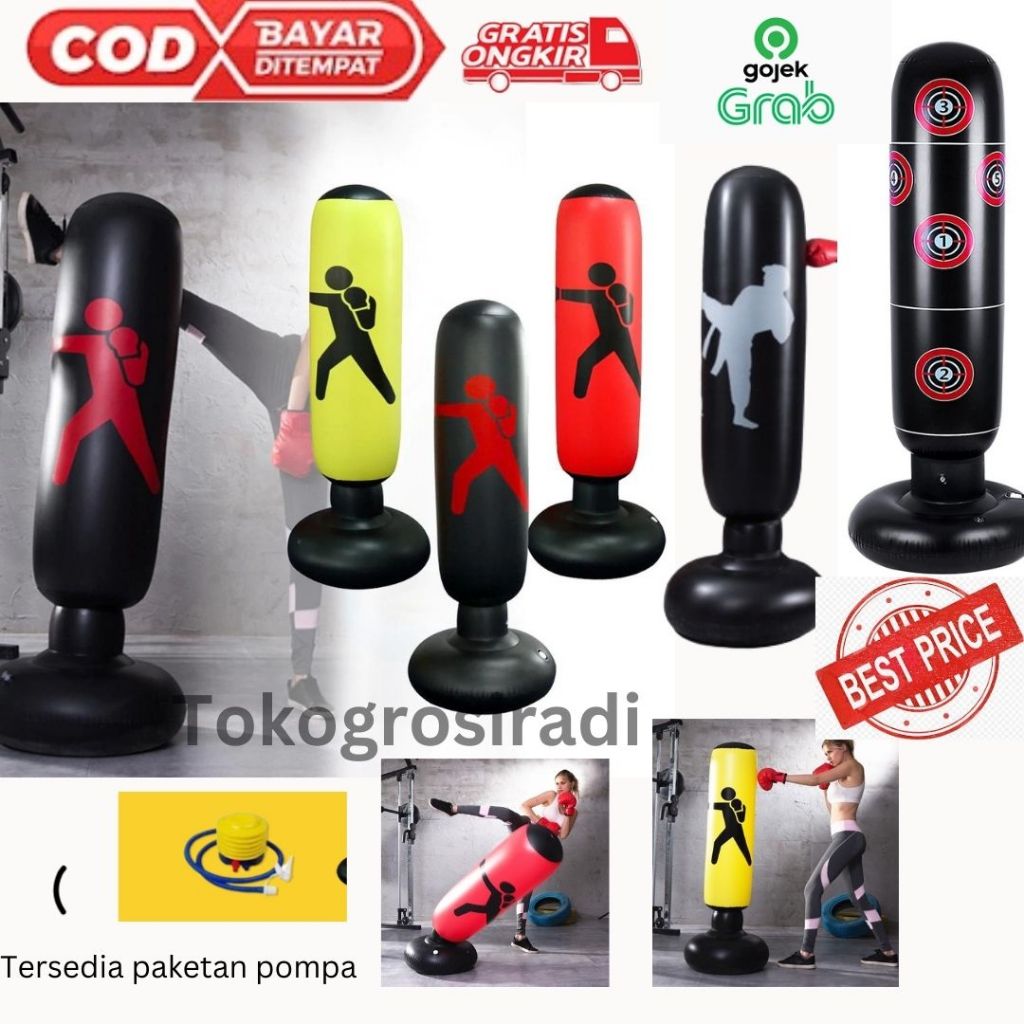 Jual Samsak Tinju Berdiri Dewasa Standing Boxing Angin | Shopee Indonesia