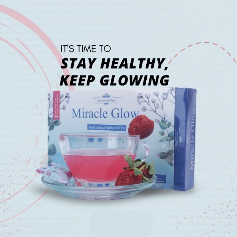 Jual Box Size Savandra Miracle Glow Minuman Kolagen Plus DNA Salmon ...