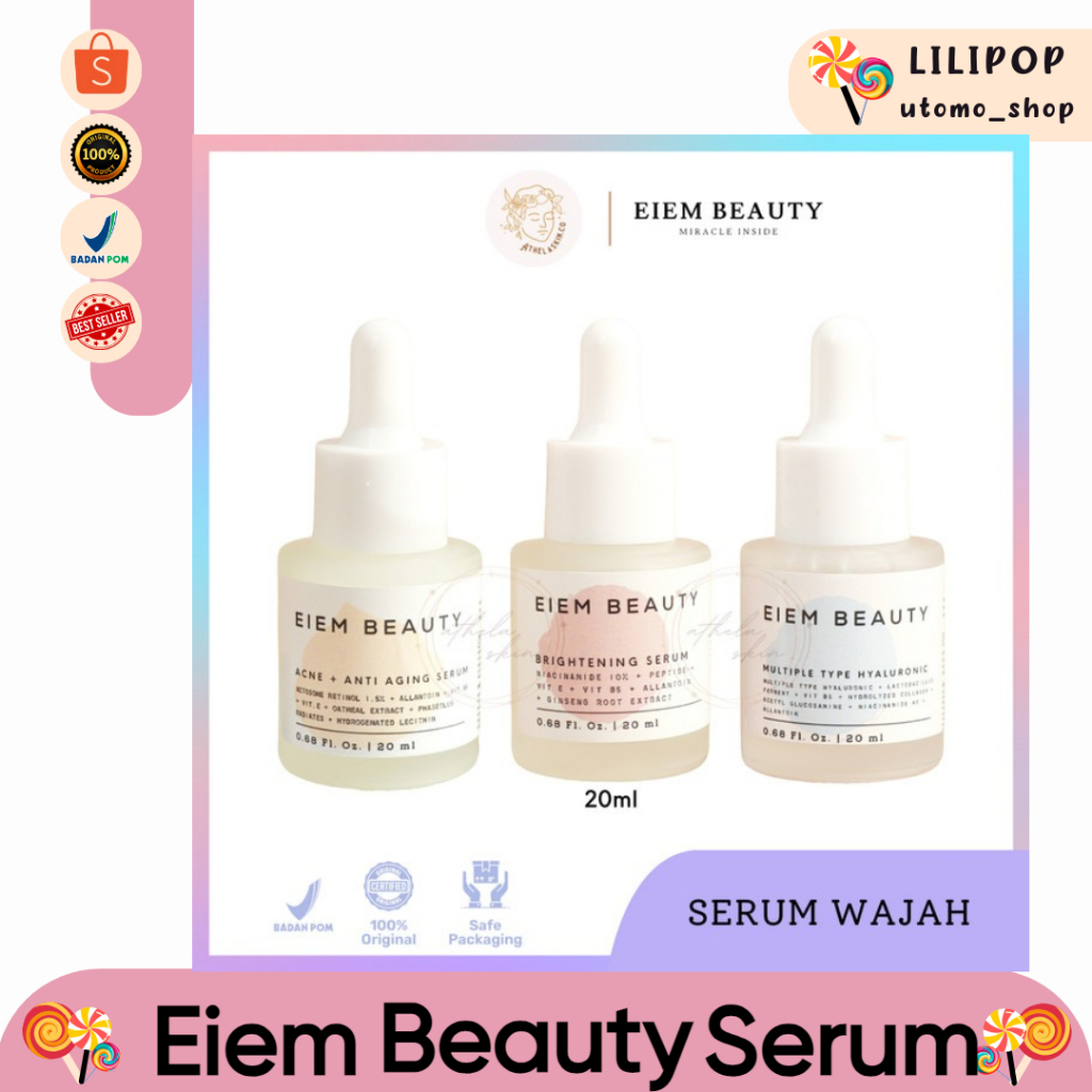 Jual Eiem Beauty Serum (Serum Muka) | Shopee Indonesia