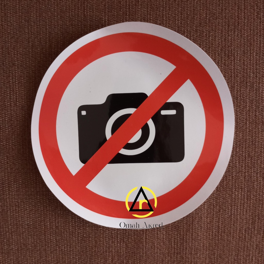 Jual Stiker Dilarang Memotret - Dilarang Vidio - Dilarang Memfoto ...