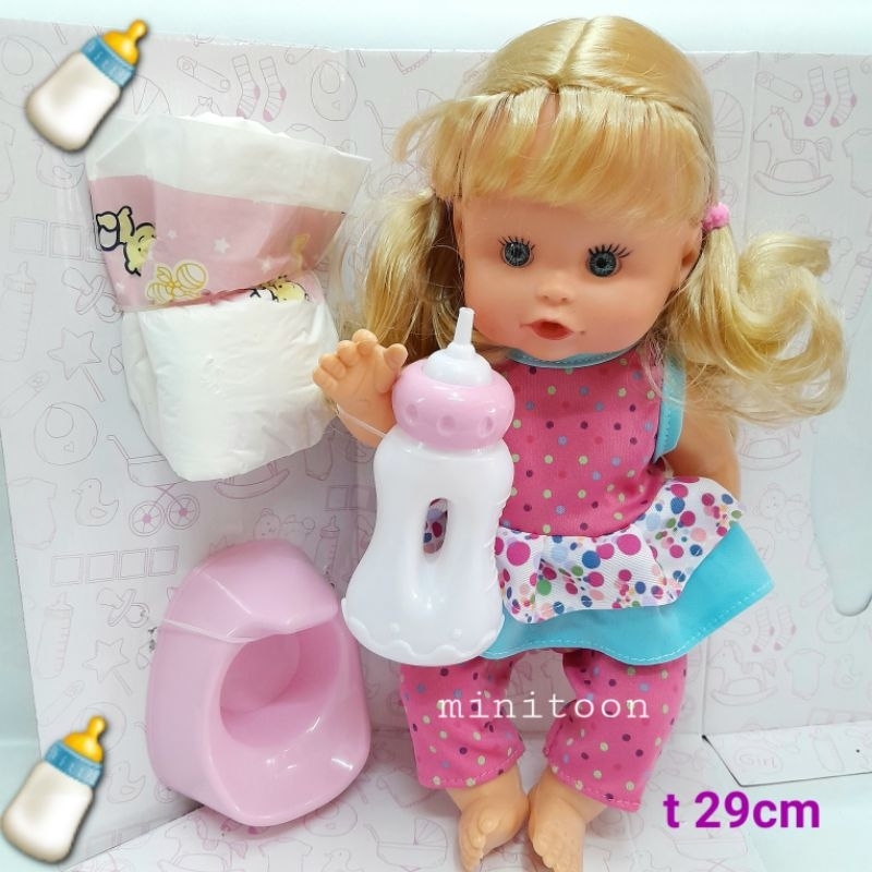 Jual Mainan BONEKA BAYI CANTIK LUCU ada Suara Pretty Baby Doll | Shopee ...