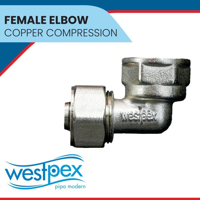Jual Fitting Pipa Westpex R Copper Kompresi Compression Female Elbow ...