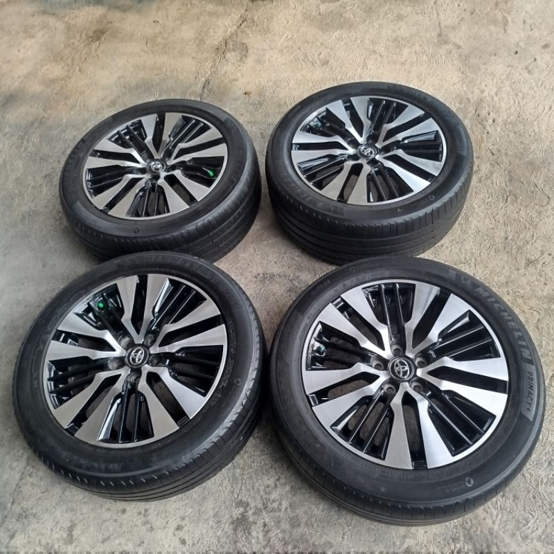 Jual Velg R18 Alphard original toyota + ban. inova, zenix, harrier ...