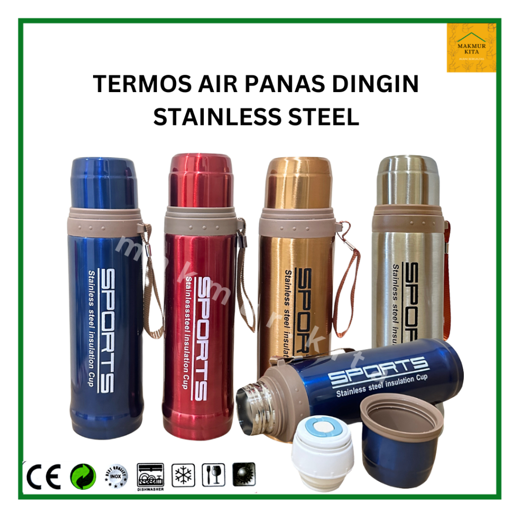 Jual Termos Air Panas Dingin Stainless Steel 750 ml / Thermos Tumbler Air Panas Dingin / Termos ...