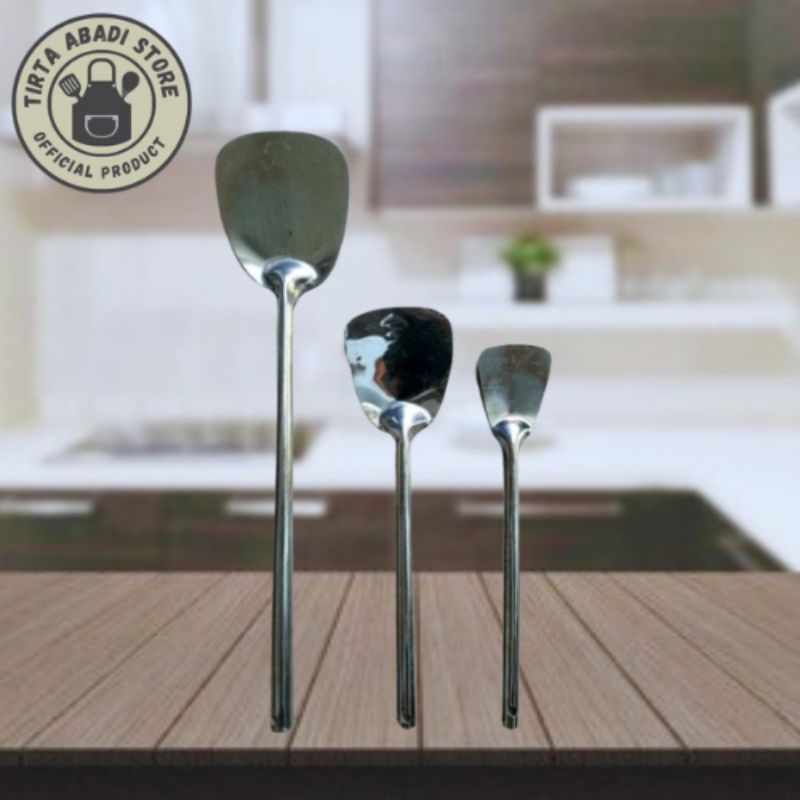 Jual SPATULA STAINLESS/ SUTIL STAINLESS FULL / SUTIL STAINLESS / SOTIL ...