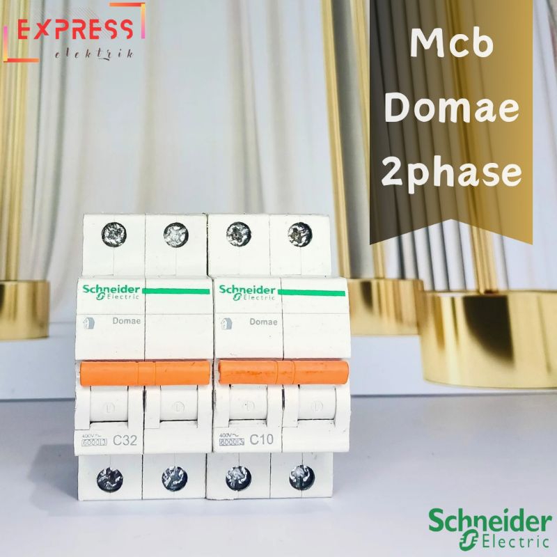 Jual Mcb Schneider Domae 2phase 2a 4a 6a 10a 16a 20a 25a 32a 40a 50a ...