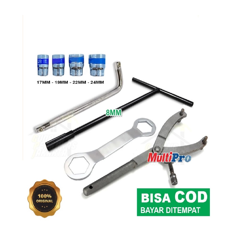 Jual MULTIPRO PAKET CVT MATIC / KUNCI CVT LENGKAP / KUNCI CVT / TREKER CVT PALING LENGKAP / ALAT ...