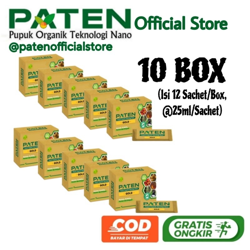 Jual PUPUK PATEN GOLD 10 BOX PUPUK SAWIT SATU 1 HEKTAR Organik Asli ...