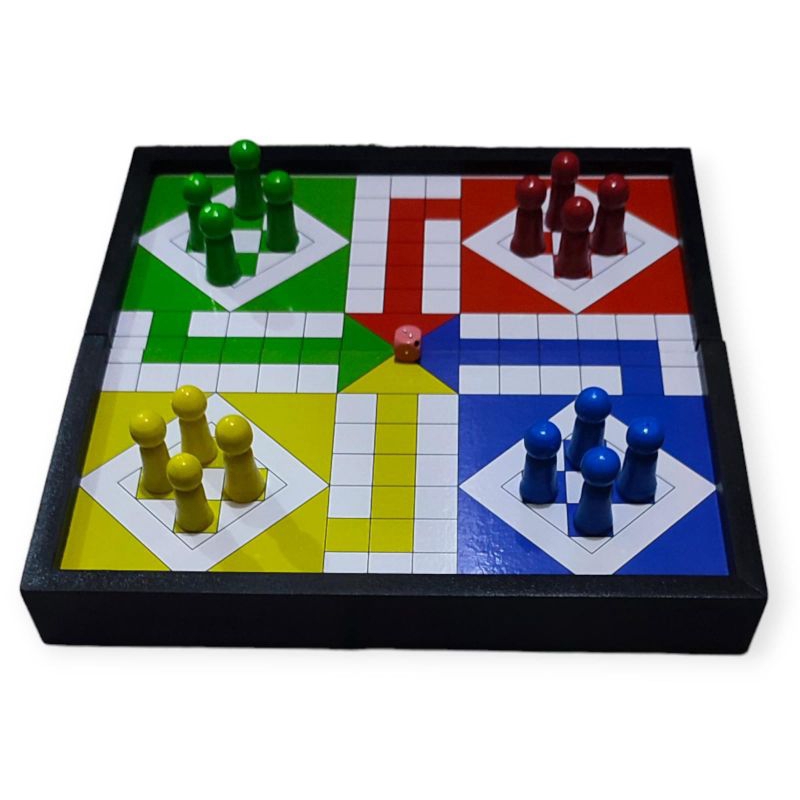 Jual Mainan Anak Keluarga Family Board Game Ludo Permainan Papan Kayu ...