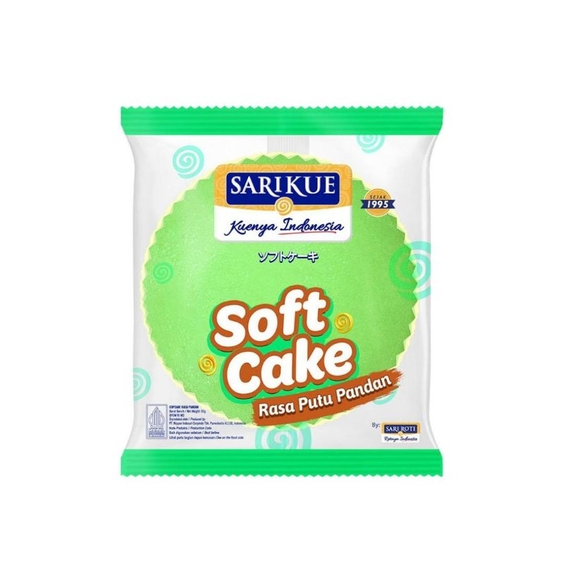 Jual SARI KUE by SARI ROTI Soft Cake Putu Pandan 65 g | Shopee Indonesia