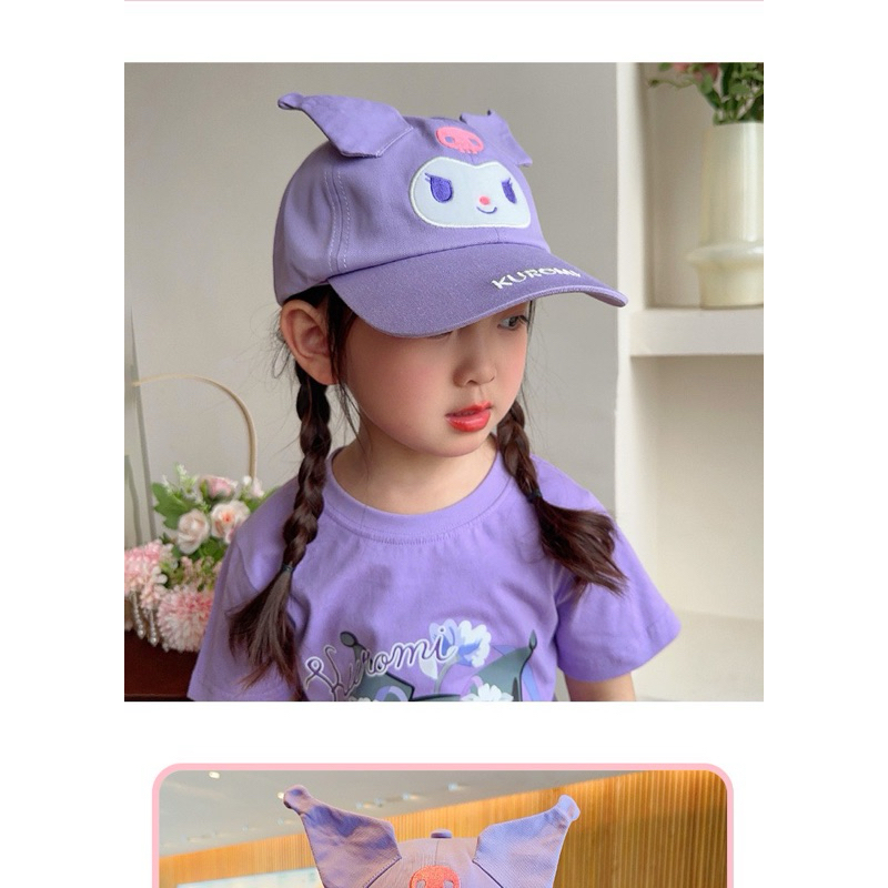 Jual Cute Kuromi & Friends ORIGINAL SANRIO Baseball Cap Topi Anak Lucu ...