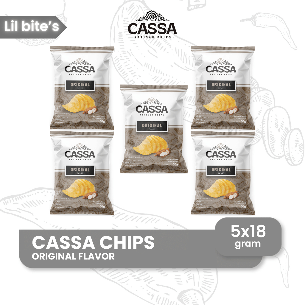 Jual 5 PCS - Keripik Cassa Original Flavor 18gr (Snack Crunch) | Shopee ...