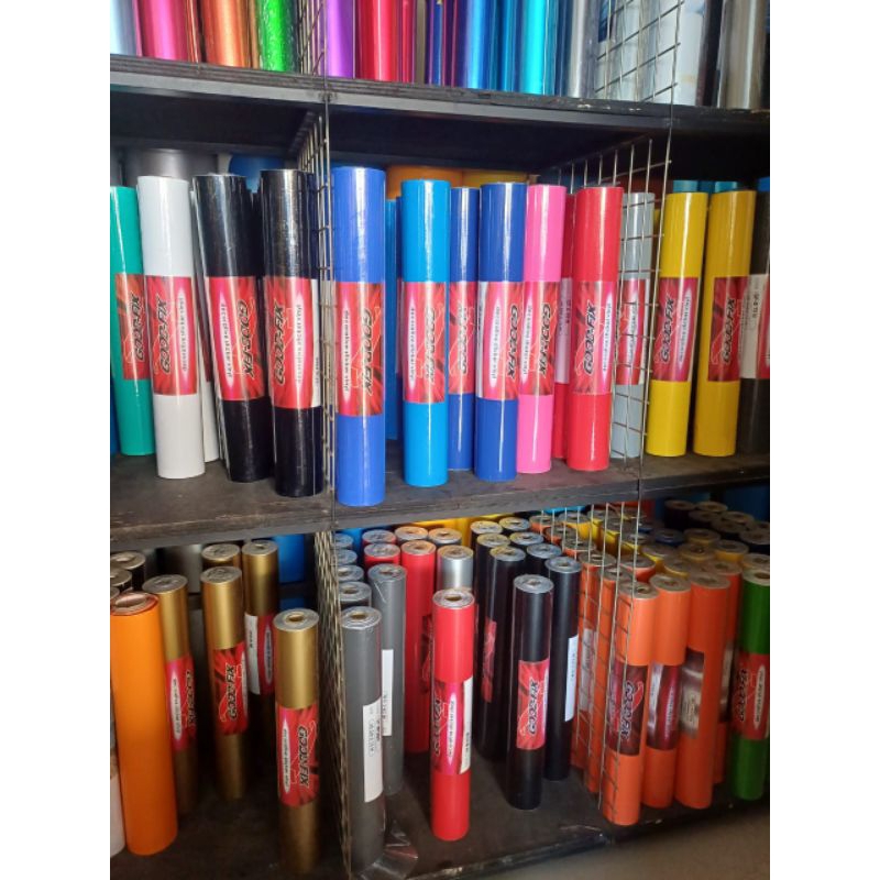 Jual STIKER SKOTLET ROLL 45 CM (GOODFIX GLOSSY dan DOP ) | Shopee Indonesia
