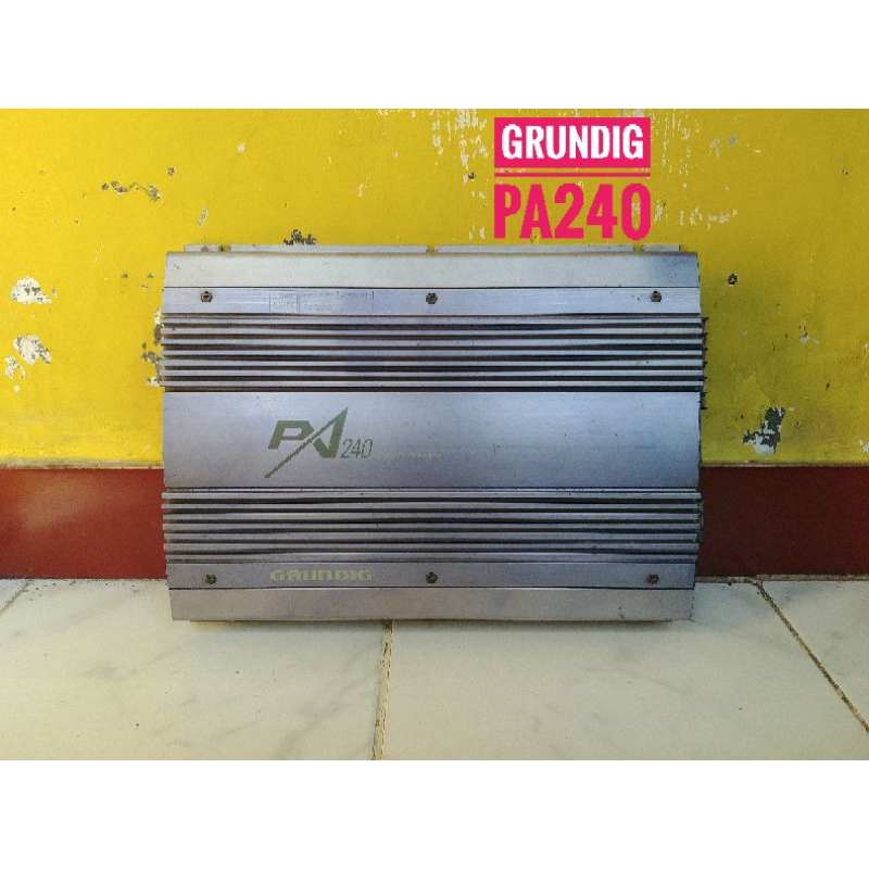 Jual Power Amplifier GRUNDIG PA240 | Shopee Indonesia