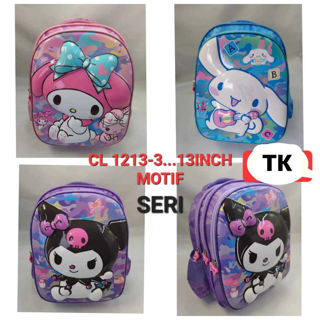 Jual Ransel TK Anak Perempuan Sanrio Sekolah Kuromi melody Cinnamoroll Kualitas Import | Shopee ...