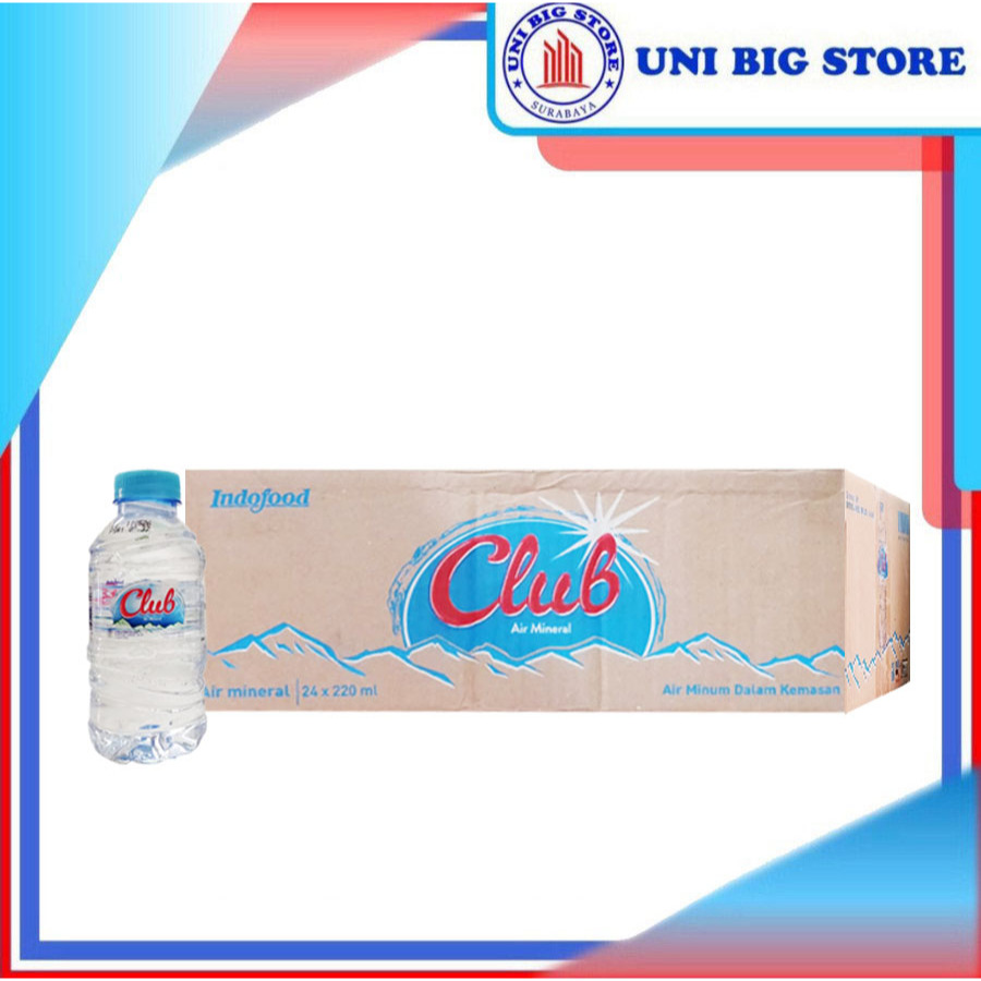 Jual Club Air Mineral Botol 220 ml DUS 24 Pcs | Shopee Indonesia