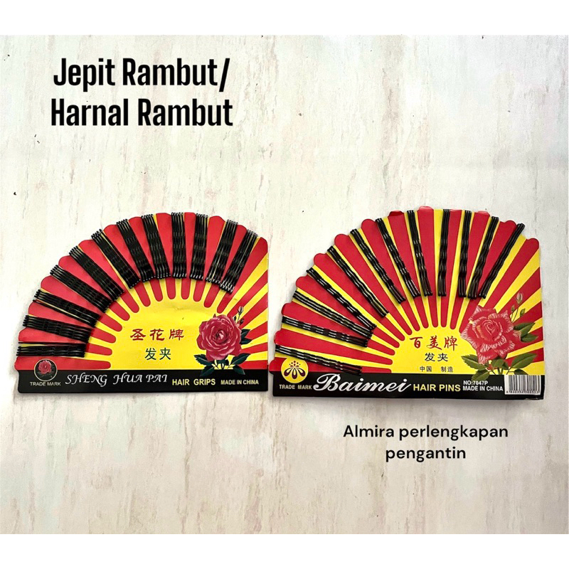 Jual Harnal Sanggul / Jepit sanggul / jepit hitam rambut | Shopee Indonesia