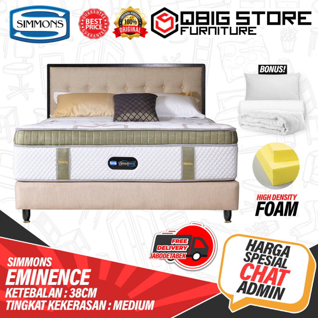 Jual Springbed SIMMONS Eminence Kasur / Spring Bed Simmons Matrass ...