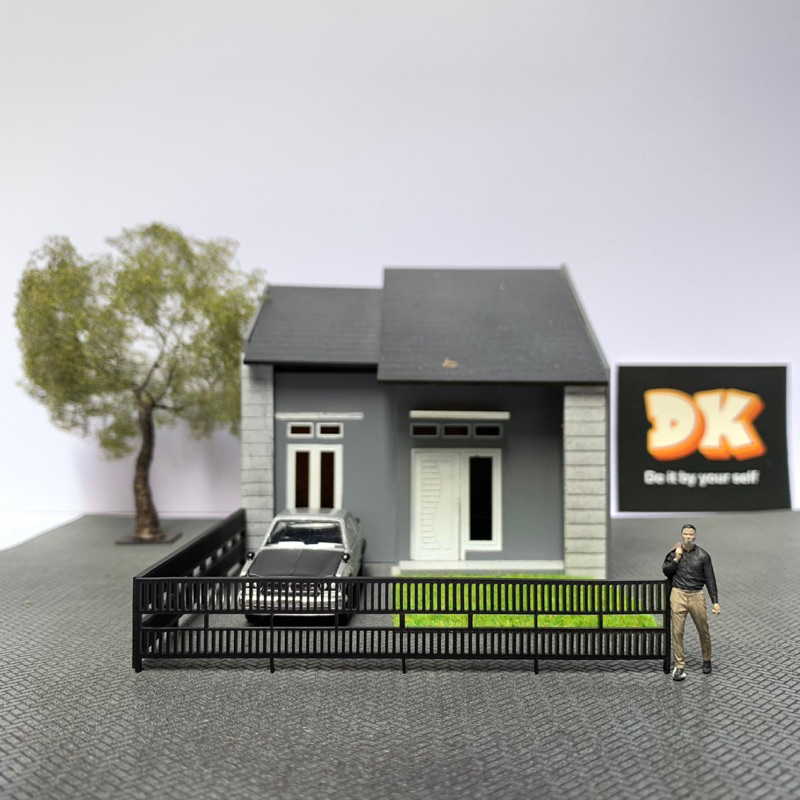 Jual Miniatur Pagar Minimalis Properti Diorama Maket Diecast | Shopee ...