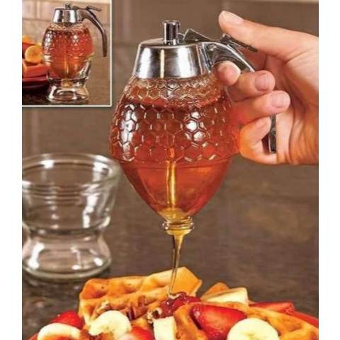 Jual Honey Dispenser Jar Teko Botol Madu Sirup Serbaguna 200ml Bahan ...