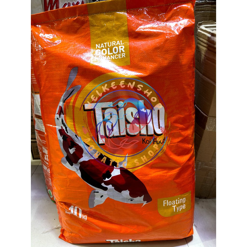 Jual Taisho Merah Red Karung 10kg Pakan Floating Pelet Makanan Ikan Koi ...