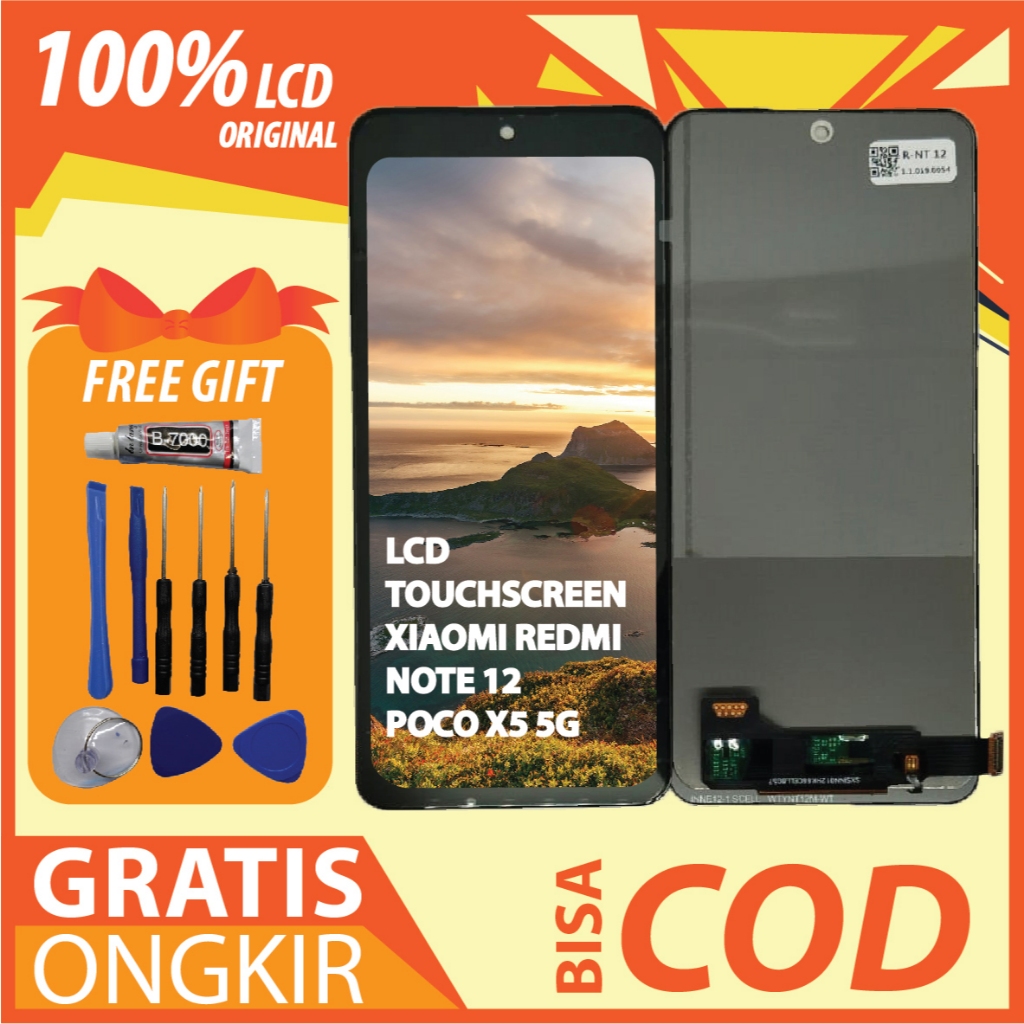 Jual 【ORIGINAL 100%】LCD TOUCHSCREEN XIAOMI REDMI NOTE 12/ POCO X5 5G FULLSET TOUCHSCREEN ...