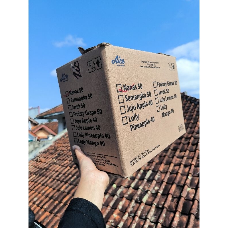 Jual Kardus / Dus Bekas Es Krim Aice | Shopee Indonesia