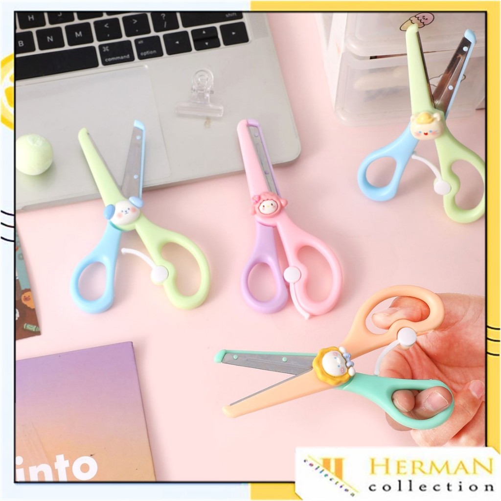 Jual HC Gunting Portabel Mini Scissors Gunting Lucu Alat Tulis Anak ...