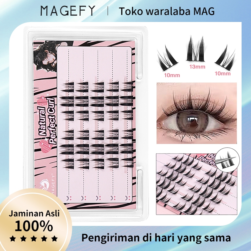 Jual MAGEFY Bulu Mata Palsu Tanam Korea Setan Kecil False Eyelashes ...