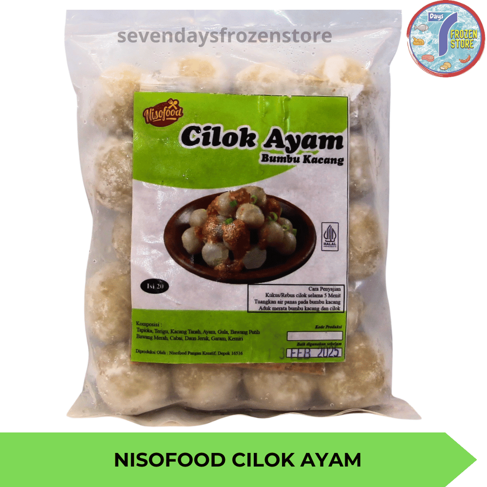 Jual Nisofood Cilok Ayam Bumbu Kacang Frozen | Shopee Indonesia