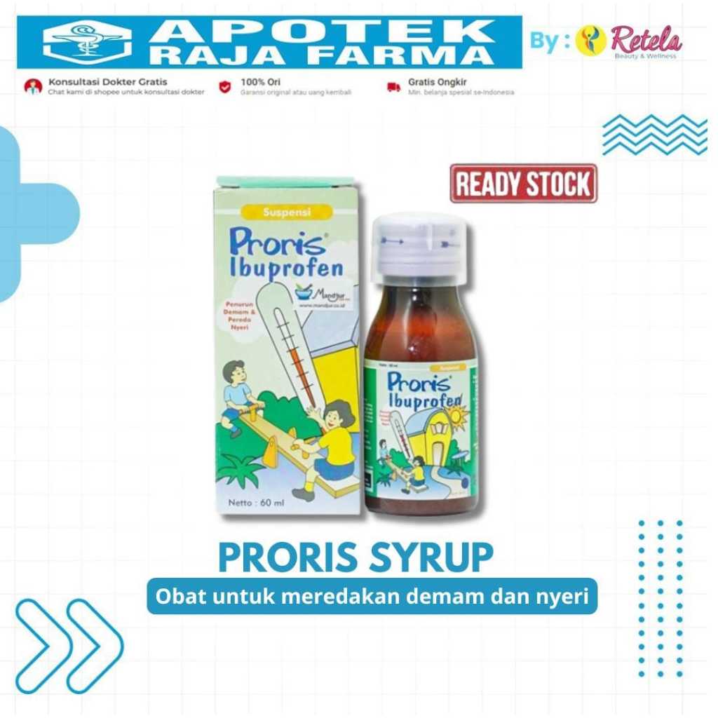 Jual Proris syrup 60ml / Penurun Demam | Shopee Indonesia