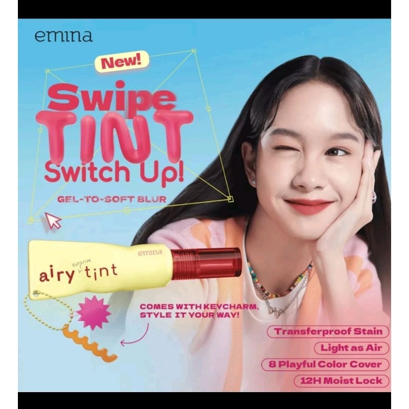 Jual Emina Airy Surprise Tint Lip Tint Longlasting Ringan Tahan Lama Shopee Indonesia