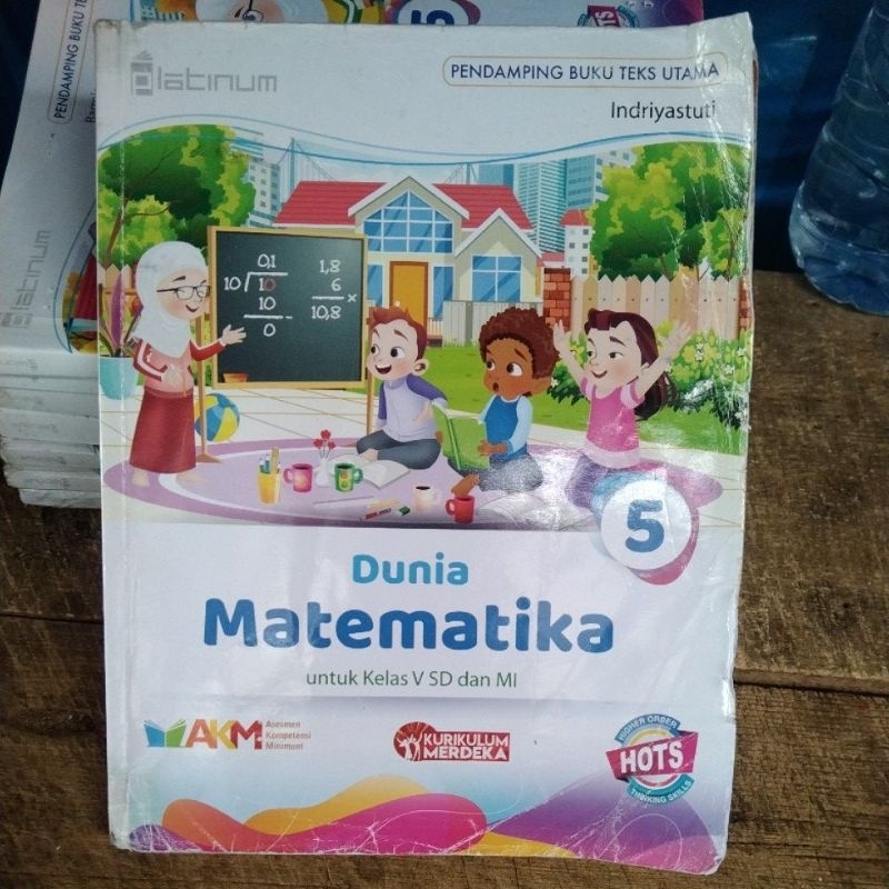 Jual BUKU DUNIA MATEMATIKA KELAS V/5 SD KURIKULUM MERDEKA PENERBIT TIGA ...