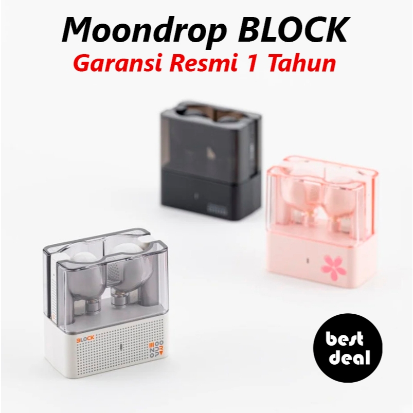 Jual Moondrop Block Bluetooth True Wireless TWS Flat-head Earbuds ...