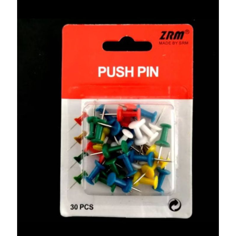 Jual ZRM PUSH PIN/CLIP PAKU KERTAS 30 DOP | Shopee Indonesia