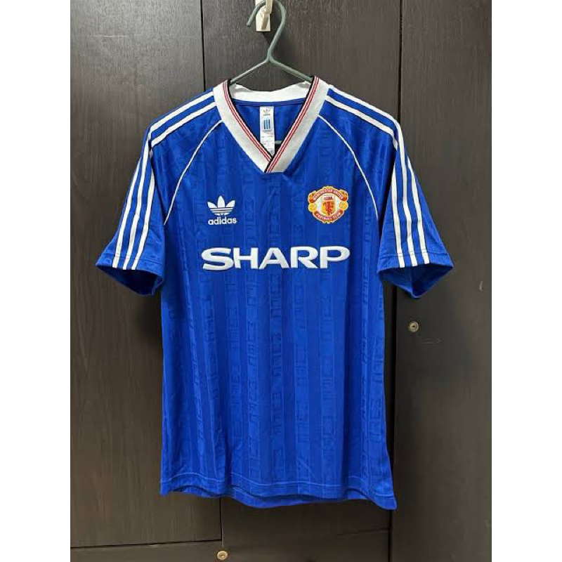 Jual RETRO | JERSEY RETRO MU AWAY BIRU 1988 GRADE ORI | Shopee Indonesia