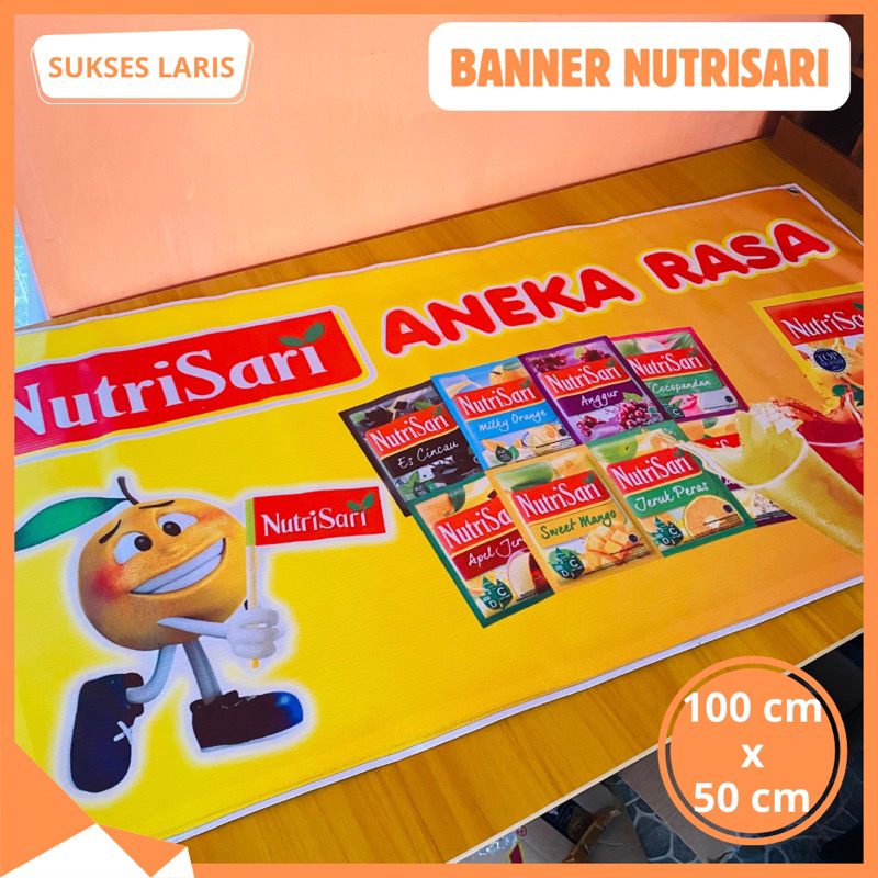 Jual BANNER NUTRISARI ANEKA RASA | SPANDUK NUTRISARI | BANNER JUALAN ...