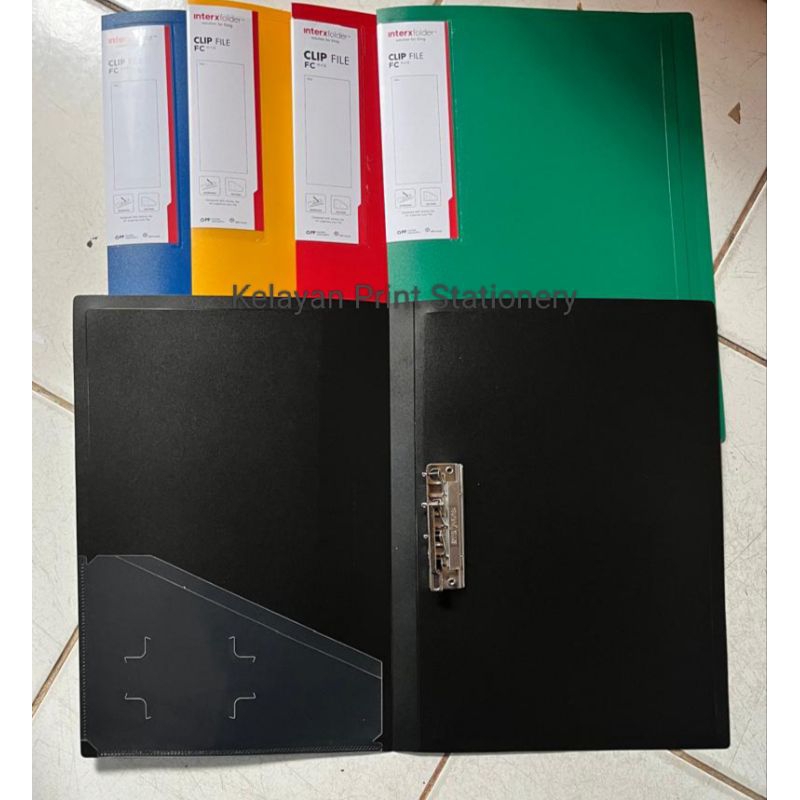 Jual (1 pcs) CLIP FILE / MAP JEPIT INTER X SATUAN | Shopee Indonesia