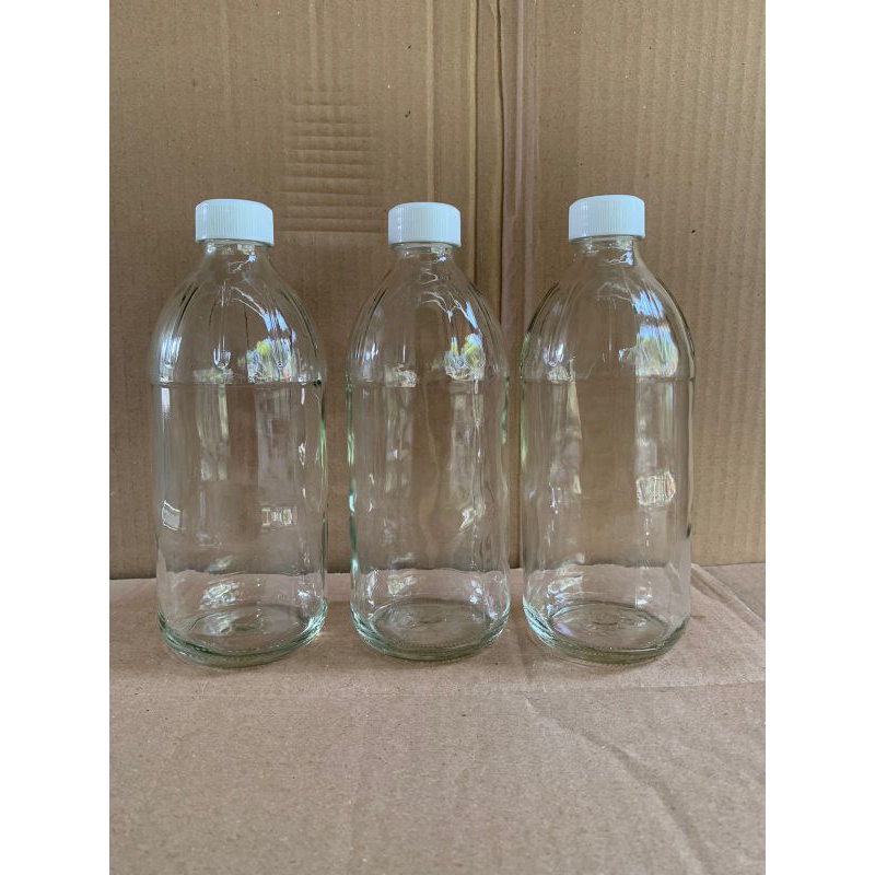 Jual Botol kaca bening 500ml / Botol kaca 500 ml | Shopee Indonesia